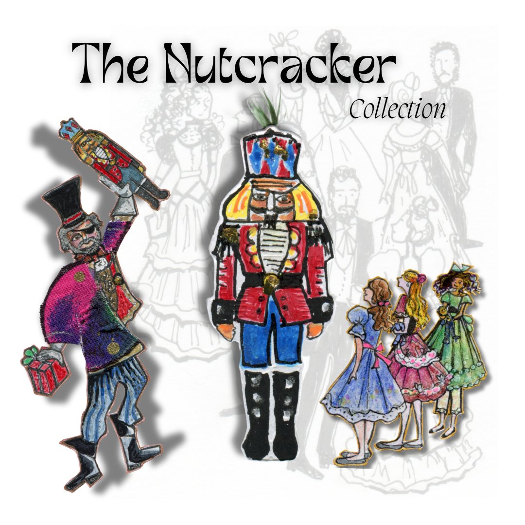 The Nutcracker Gifts | Artwork & Personalized Gold Foiled Greeting ...